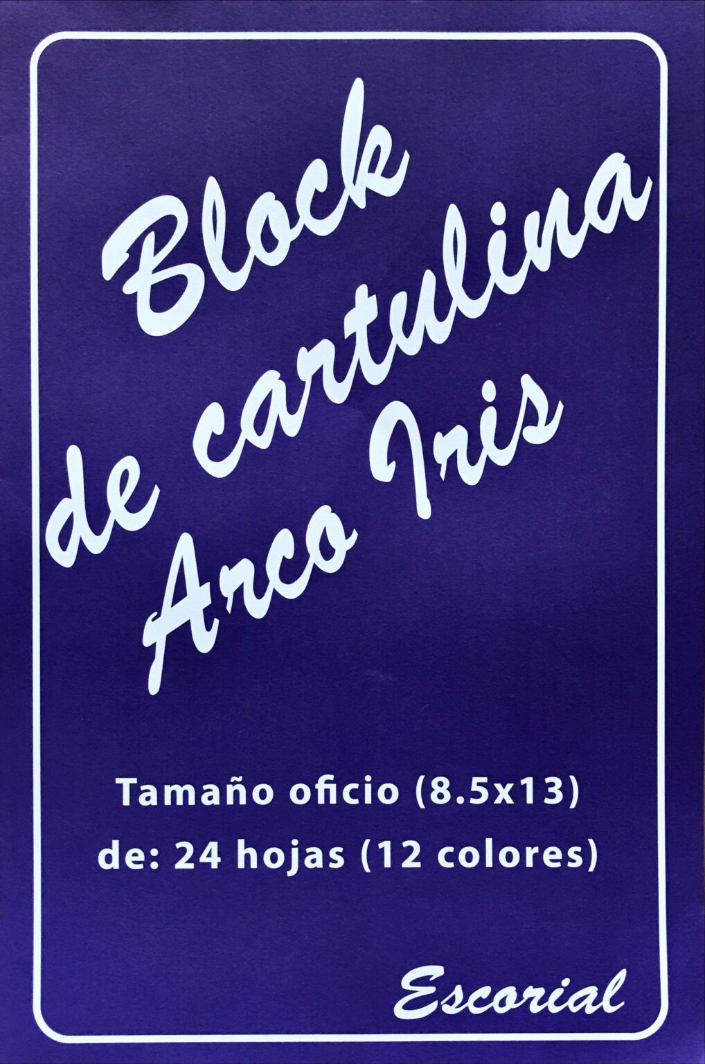 BLOCK CARTULINA TEXTURIZADO OFICIO 24H - Inversiones Escolares