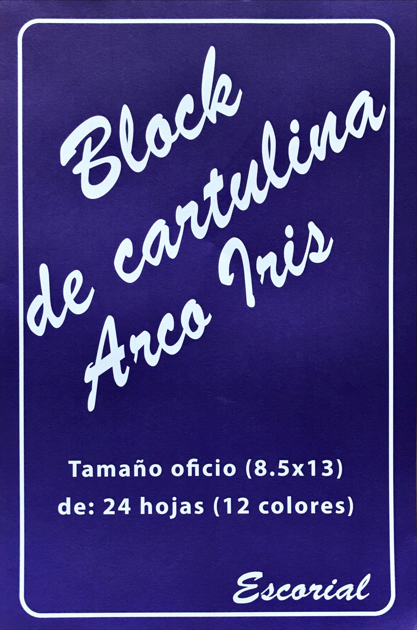 BLOCK CARTULINA TEXTURIZADO OFICIO 24H - Inversiones Escolares