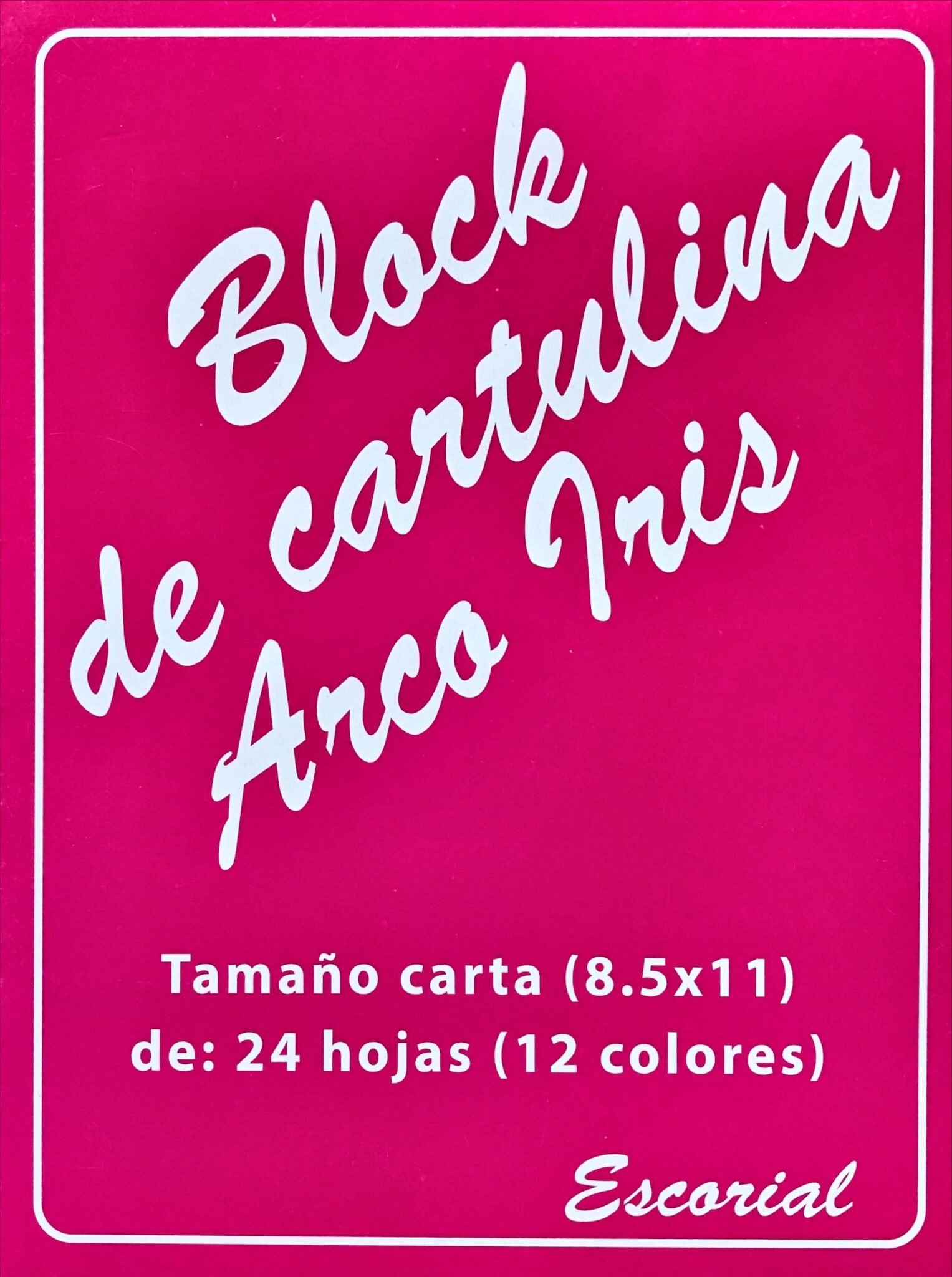 BLOCK CARTULINA TEXTURIZADO CARTA 24H - Inversiones Escolares